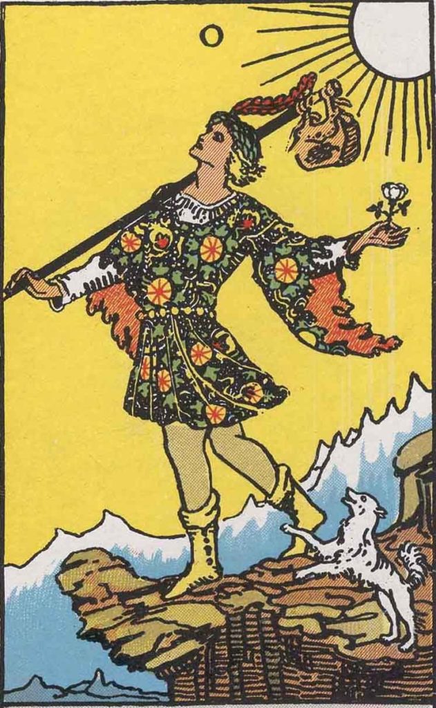 Der Narr als Tageskarte - Deutung