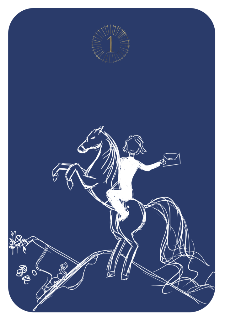 Lenormandkarte Der Reiter: Bedeutung & Kombinationen ️